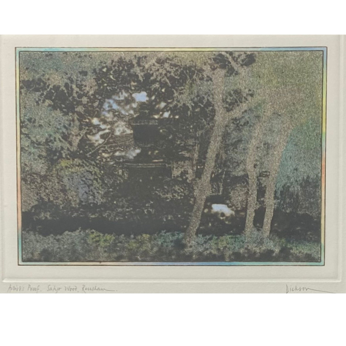 "Satyr Wood, Rousham" A/P – Wallack Galleries