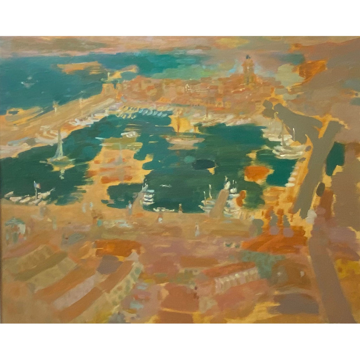 "St. Tropez Harbour" – Wallack Galleries