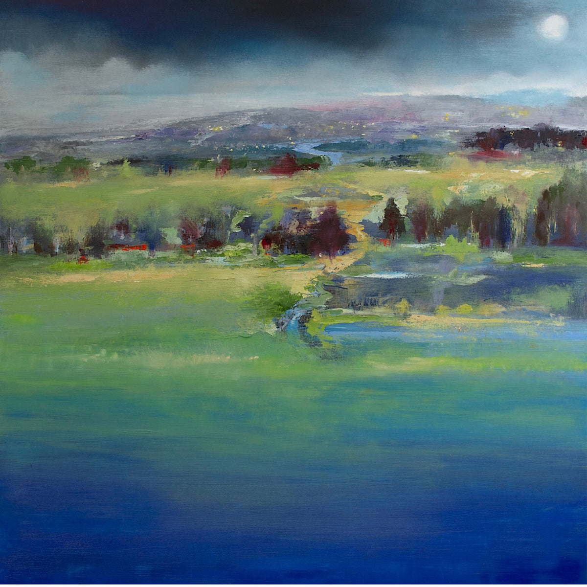 "Flying Above the Moonlit Landscape" – Wallack Galleries
