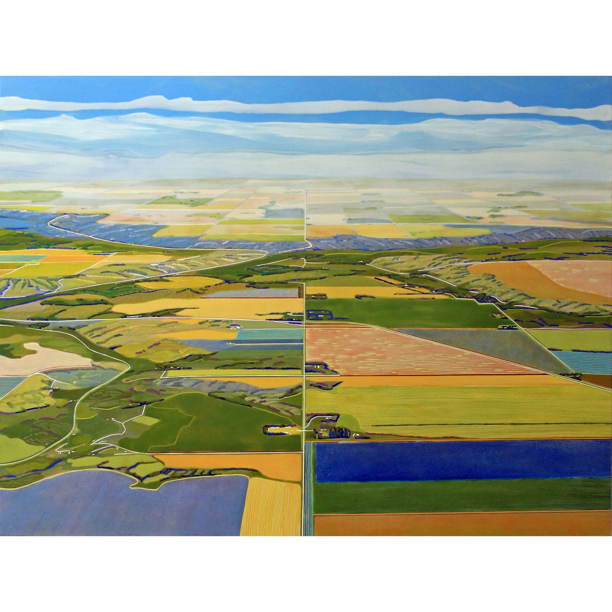 "Edges Grid Meets Valley" – Wallack Galleries