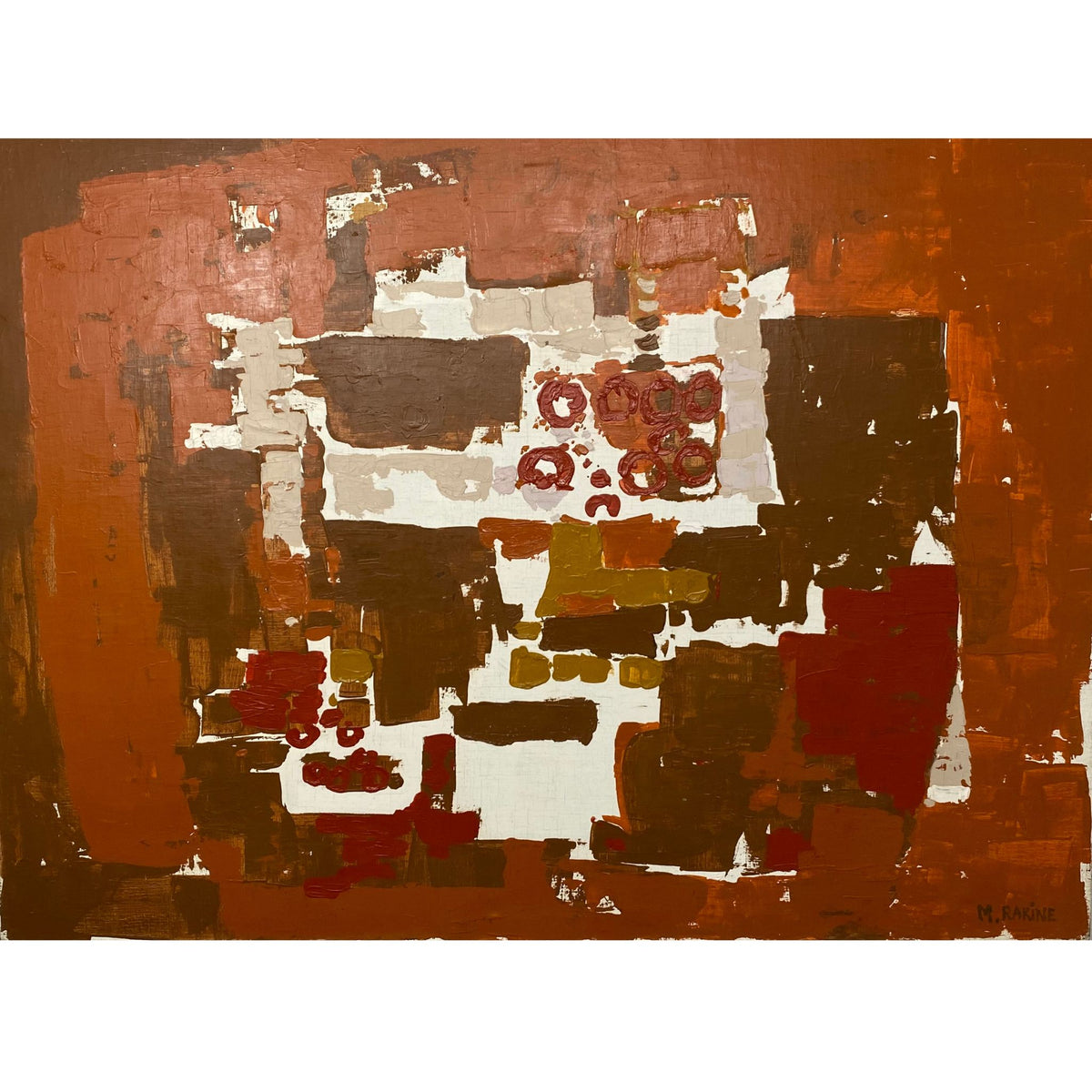 "Untitled-Orange/Brown/Red" – Wallack Galleries
