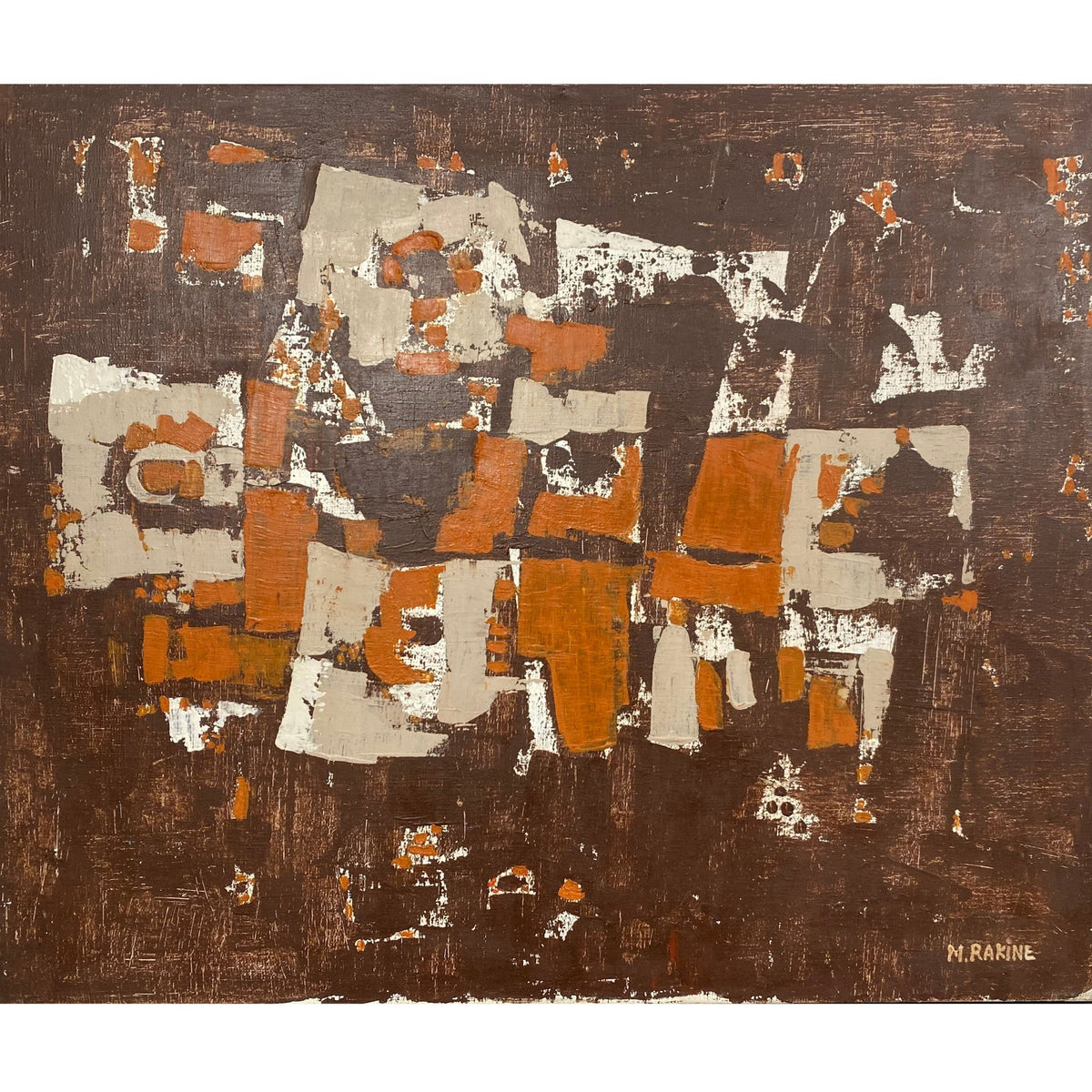 "Untitled-Brown, Orange, White" – Wallack Galleries