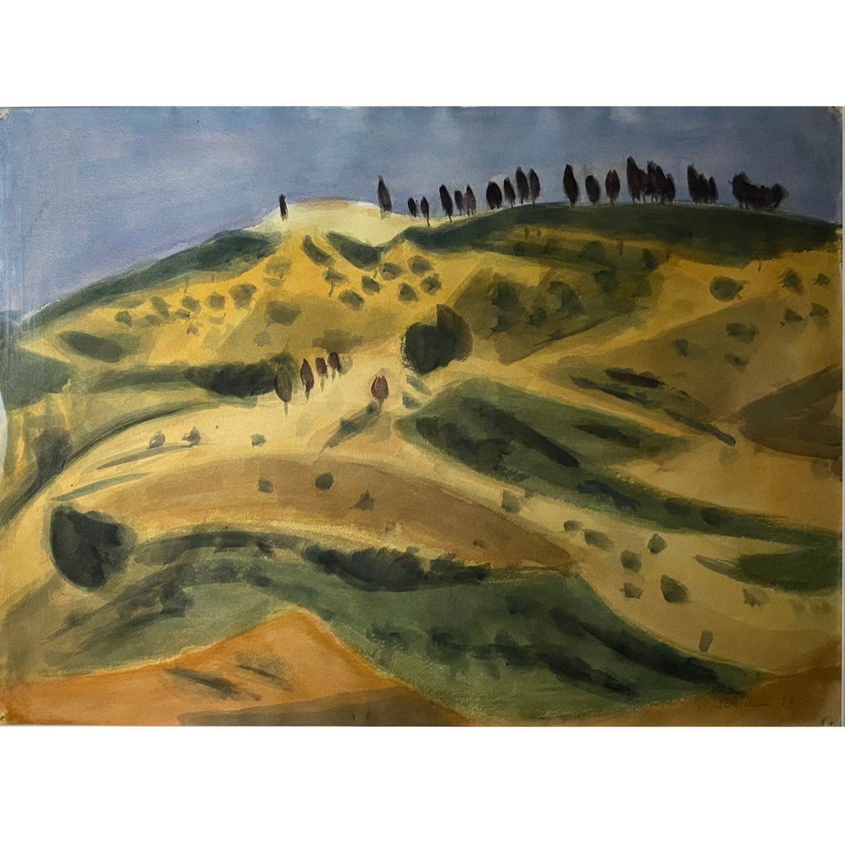 "Untitled-Hills, Tuscany" – Wallack Galleries