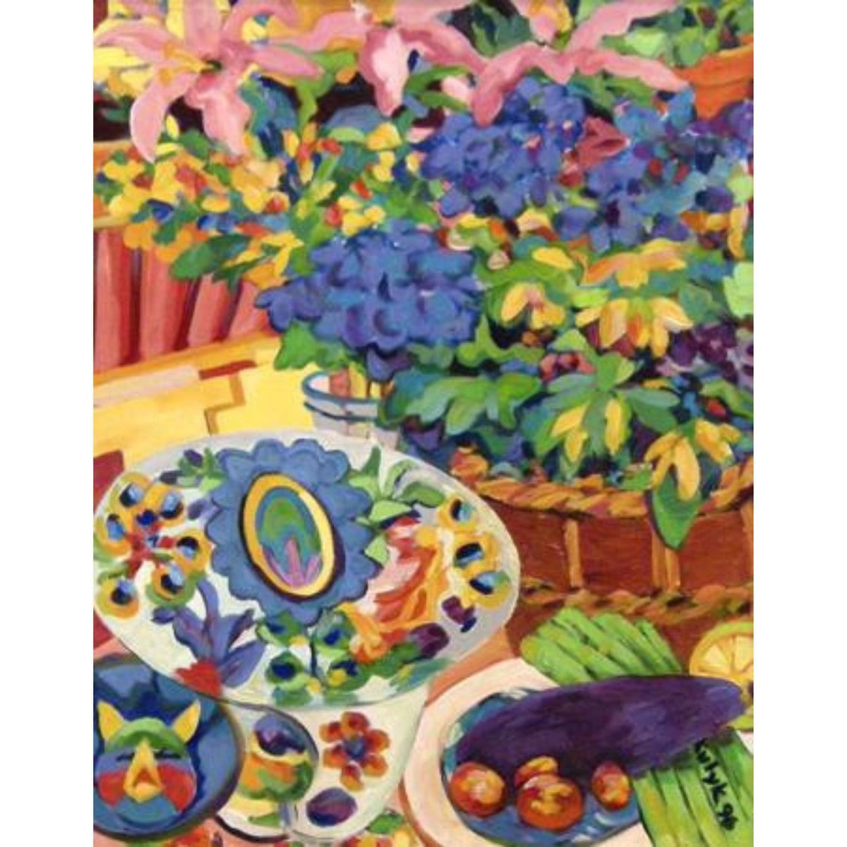 Karen Kulyk, "Still Life with Brushes" – Wallack Galleries